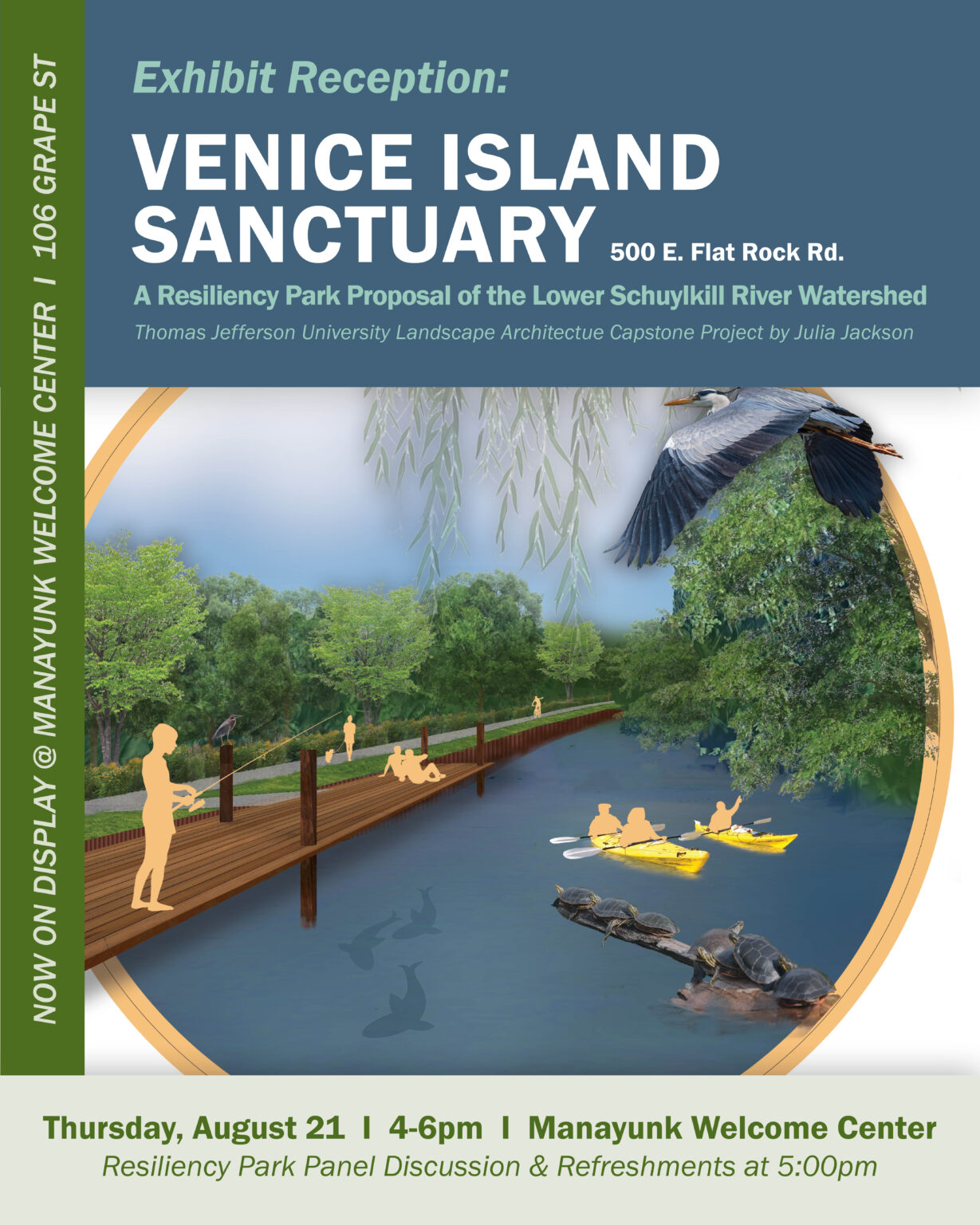 Latest Exhibit in the Manayunk Welcome Center: “Venice Island Sanctuary ...